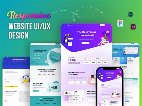 Responsive Web And Mobile Ui Ux Design Or Landing Page In Figma Xd Psd Upwork