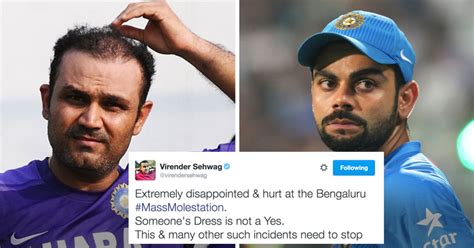 Virender Sehwag Joins Virat Kohli In Slamming Bengalurus Mass Molesters