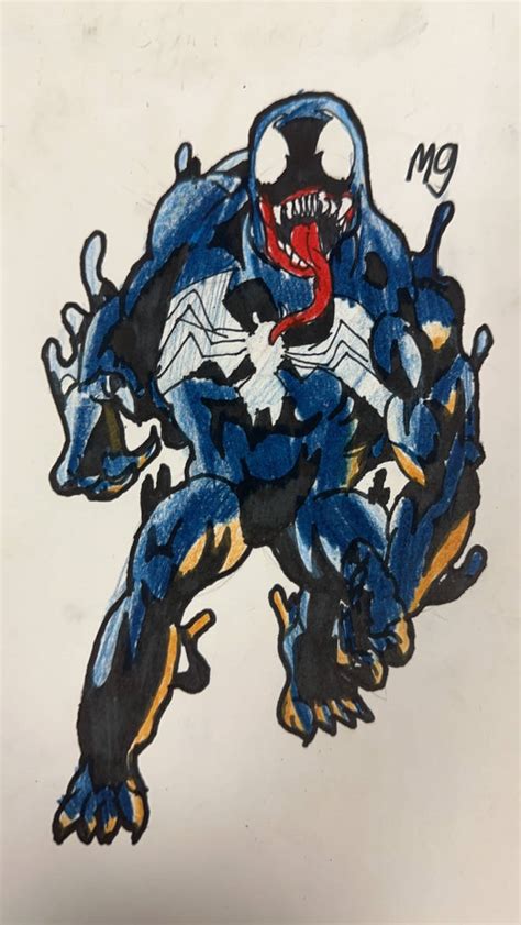 Venom Drawing By Gravehenchmen On Deviantart