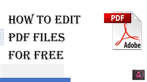 How To Edit PDF File Free EcomSpark