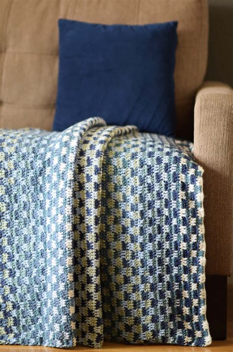 Checkered Blanket Crochet Pattern Mama In A Stitch