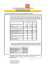 Improving Profitability With Activity Based Costing Full Cost Course Hero