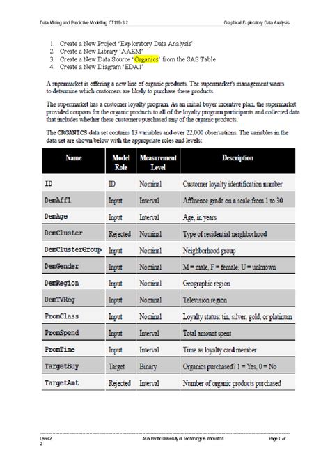 Lab2 Graphical Exploratory Data Analysis Data Mining And Predictive Modelling CT119 3 2