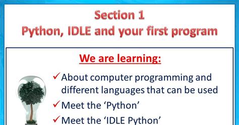 An Introduction To Python Powerpoint Resource And Video Tutorials Part 1 Of 3 Teaching Resources