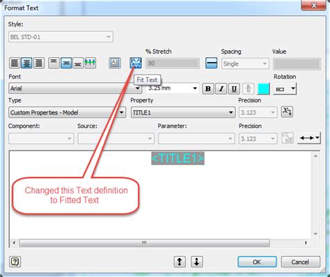 chnage the text definition using ilogic autodesk community