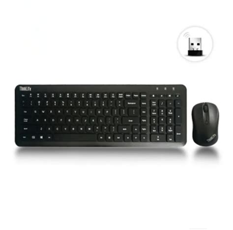 Free Shipping Lenovo ThinkPad ThinkLife Mute Button Mouse Suit USB Wireless Keyboard Mouse