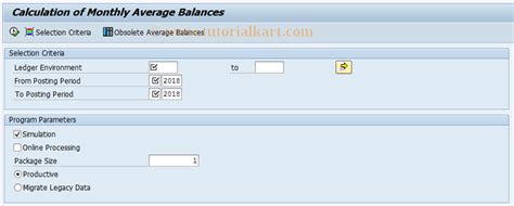GADBAVG SAP Tcode ADB Calculate Monthly Averages