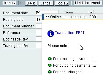 Displaying Company Specific Help In SAP GUI For HTML Sap Guixt