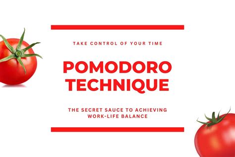 Pomodoro Technique The Secret Sauce To Work Life Balance