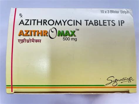 Azithromycin Azithr O Max 500 Packaging Size 1 3 Tablets At ₹ 850 Box