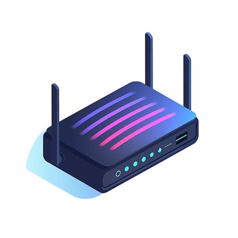 Premium Photo Versatile Design Isometric Router Icon