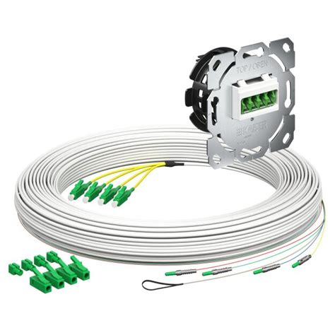 Kaiser 4250053 Teilnehmeranschluss Gf Ta E3s Connect Unterputz 4xf Lc