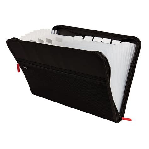 Tru Red Accordion File 13 Pocket Letter Size Black Tr51817 Image 1