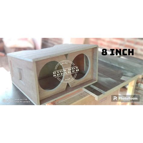 8 Inch Double Line Array Speaker Box Triplex Thick 12 Mm Shopee