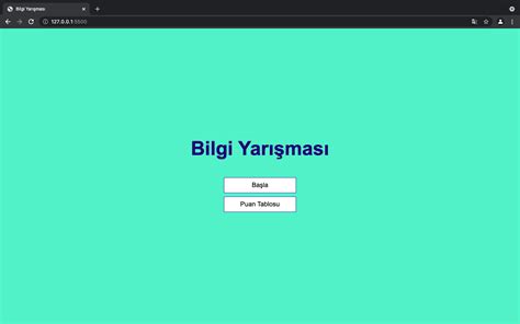 Github Sedabasaranquizapp Javascript Kullanarak Bilgi Yarışması Uygulaması Oluşturma