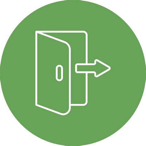 로그아웃 아이콘 프리미엄 벡터