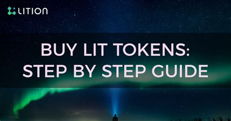 How Do I Buy Lition Tokens Step By Step Guide By Lit Mycelium Networks Past Archive Of