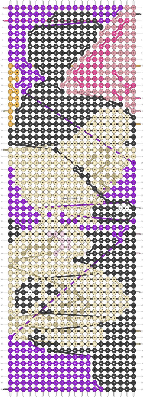 Variation Of Alpha Pattern 22451 Braceletbook