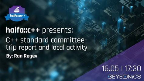 Alex Dathskovsky ☕ On Linkedin Cpp Cplusplus Cplusplusdeveloper Committee Learning Meetup