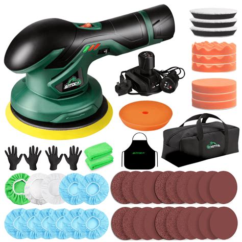 Buy Cordless Car Polisher Buffer With 6 Variable Speed Batoca Da Polisher And Orbital Buffer