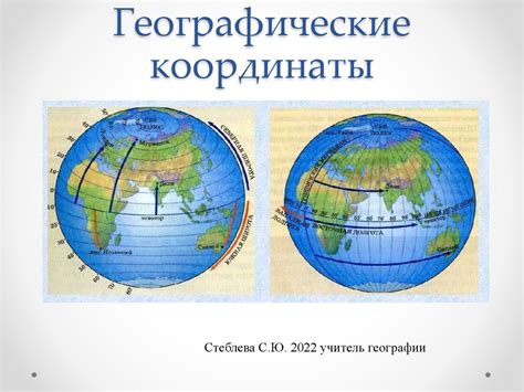 Географические координаты презентация онлайн