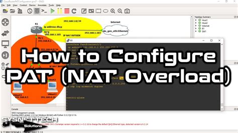 How To Configure PAT NAT Overload On Cisco Router In GNS SYSNETTECH Solutions YouTube
