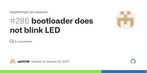 Bootloader Does Not Blink Led · Issue 286 · Raspberrypirpi Eeprom