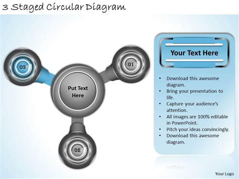 Business Ppt Diagram Staged Circular Diagram Powerpoint Template Templates PowerPoint