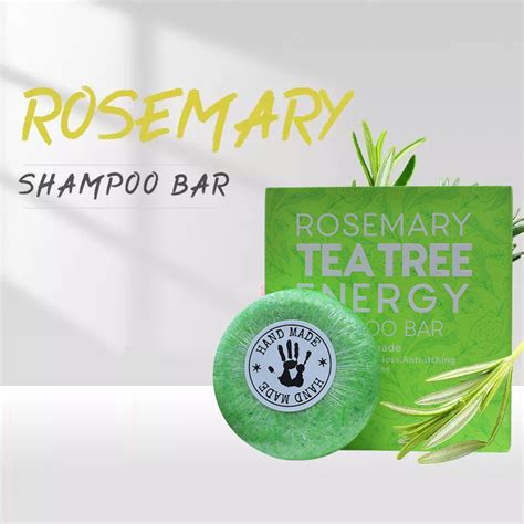 Handmade Shampoo Soap Bar Rosemary Tea Tree Energy Shampoo Bar For Thin