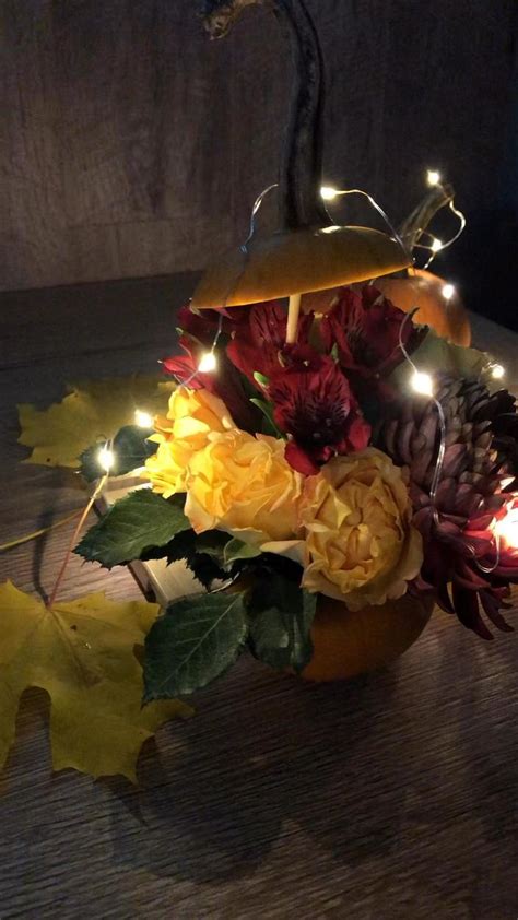 Осенний декор из тыквы быстро и просто