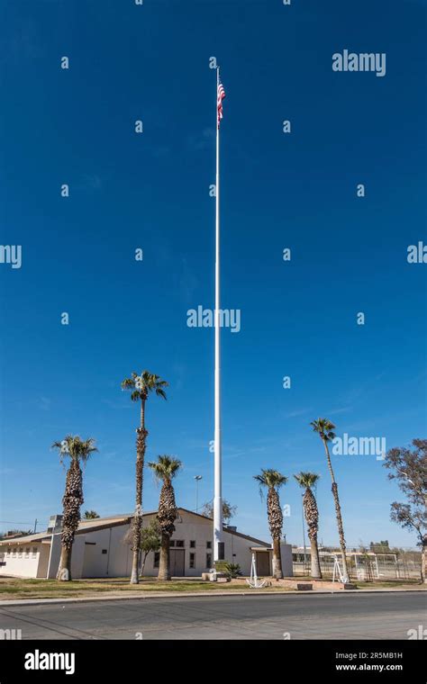 Worlds Tallest Flagpole In Calipatria California In The Colorado
