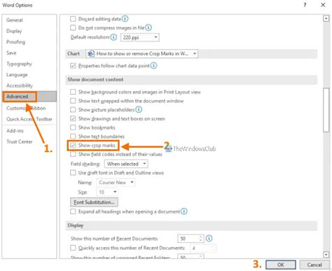 How To Show Or Remove Crop Marks In Word