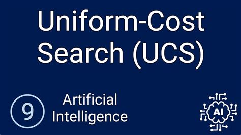 Uniform Cost Search Ucs Artificial Intelligence Youtube