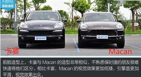 macan卡宴前脸怎么分辨 汽车 新车 用车 养车 车主 汽车其他 汽车使用 有驾