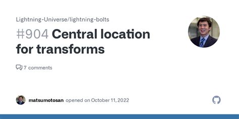 Central Location For Transforms · Issue 904 · Lightning Universe