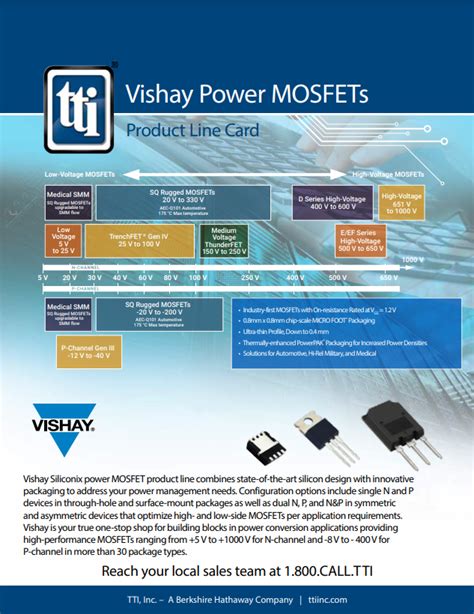 Vishay Power Mosfets Line Card Tti Inc