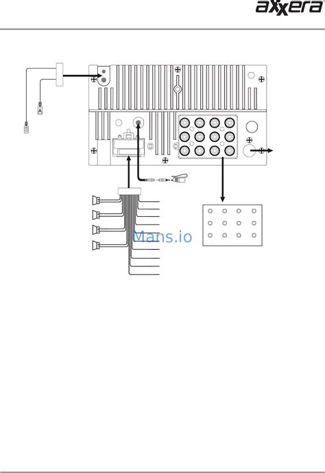 Axxera Av614bh — Comprehensive Wiring Diagram For Audio System