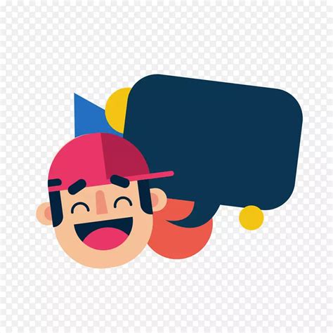 开心男孩对话框矢量图png图片素材下载 图片编号7276041 Png素材网