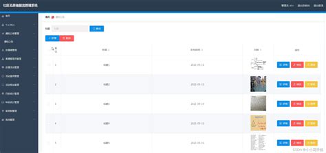 Java毕设项目社区志愿者服务管理系统（javavuemybatismavenmysql） Csdn博客