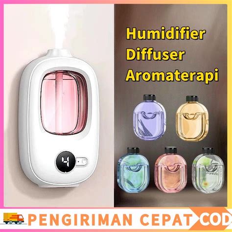 Jual CODHumidifier Diffuser Aromaterapi Mini Aromaterapi Pewangi Ruangan LED Otomatis LED