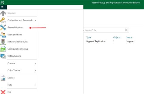 Problem Open General Options Veeam Community Resource Hub