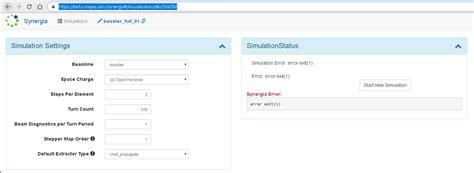 Synergia Error Exit1 · Issue 1728 · Radiasoftsirepo · Github