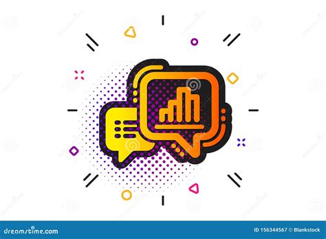 Graph Icon Column Chart Sign Vector Stock Vector Illustration Of Halftone Data 156344567