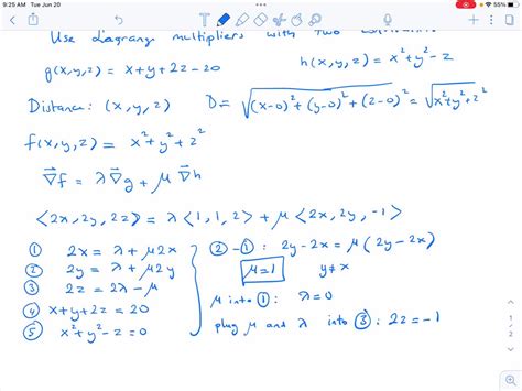 solved the plane intersects the paraboloid in an ellipse find the points on this ellipse that