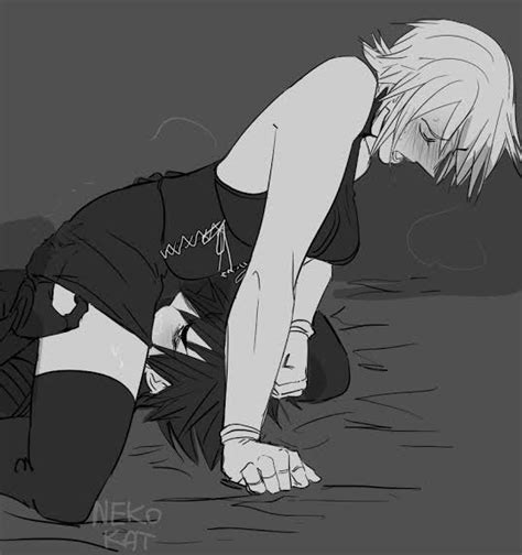 Rule 34 Aqua Kingdom Hearts Black And White Blush Closed Eyes