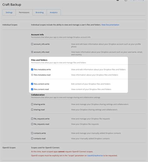 Configuring Dropbox With Craft Remote Backup
