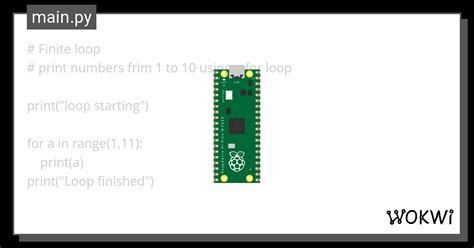 Finite Loop Wokwi Esp32 Stm32 Arduino Simulator
