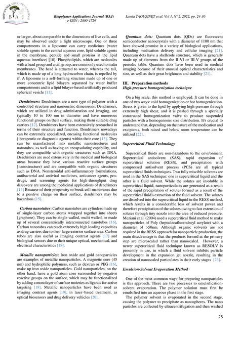 Solution Nano Encapsulation Systems Improve Drug Delivery And