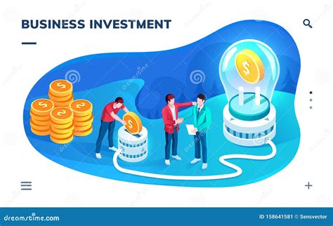 Application Screen For Business Investmentprocess Stock Vector