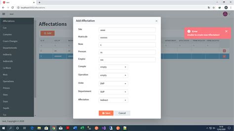 problem when inserting data from the form to the database angular